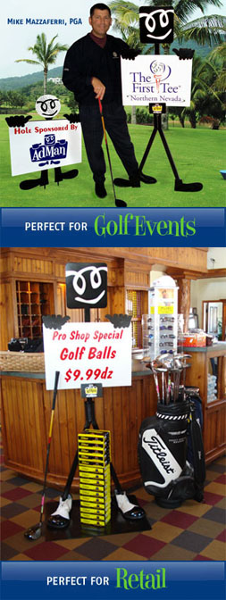 AdMan Metal Signs at Golf-Signs.com